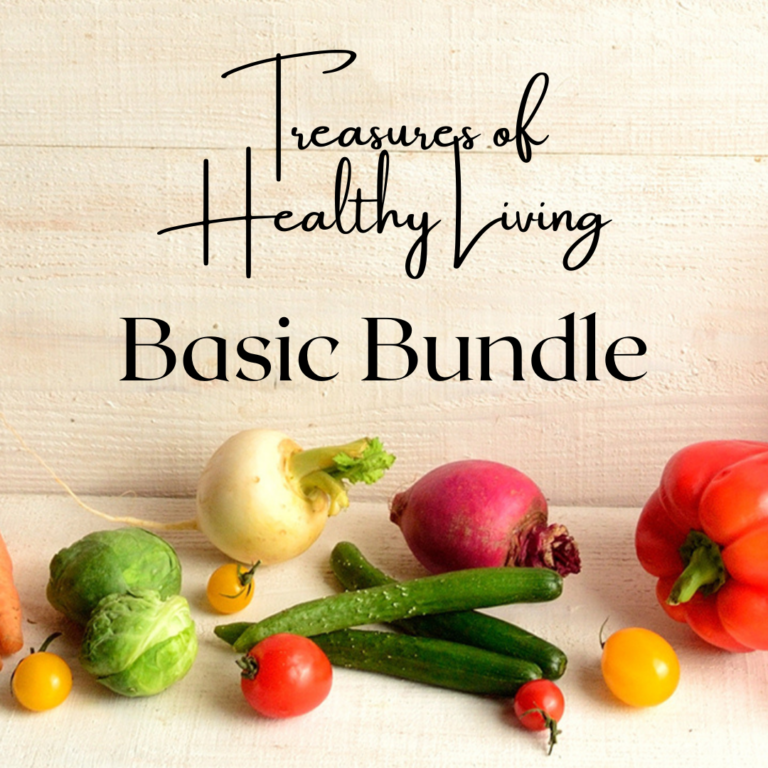 Treasures of Healthy Living Basic Bundle - Biblical Wellness Ministry